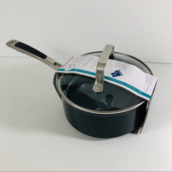 KitchenAid | Kitchen | Kitchenaid 2 Quart Saucepan W Lid Nonstick Pan ...